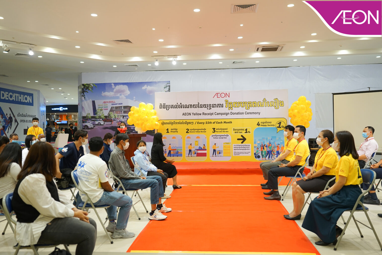 24 Local NGOs Received Donation from AEON Yellow Receipt Campaign ...