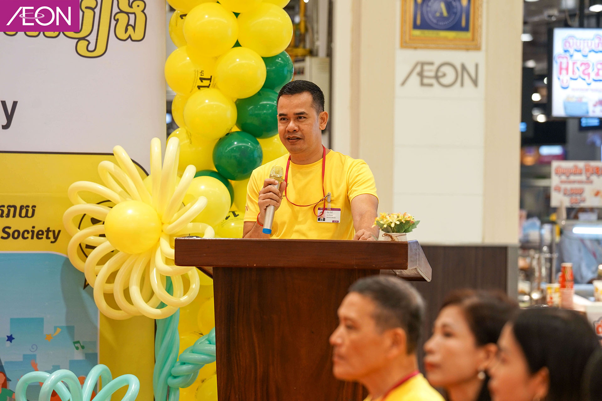 AEON donated over 8, 000 USD from its own Yellow Receipt Campaign in ...